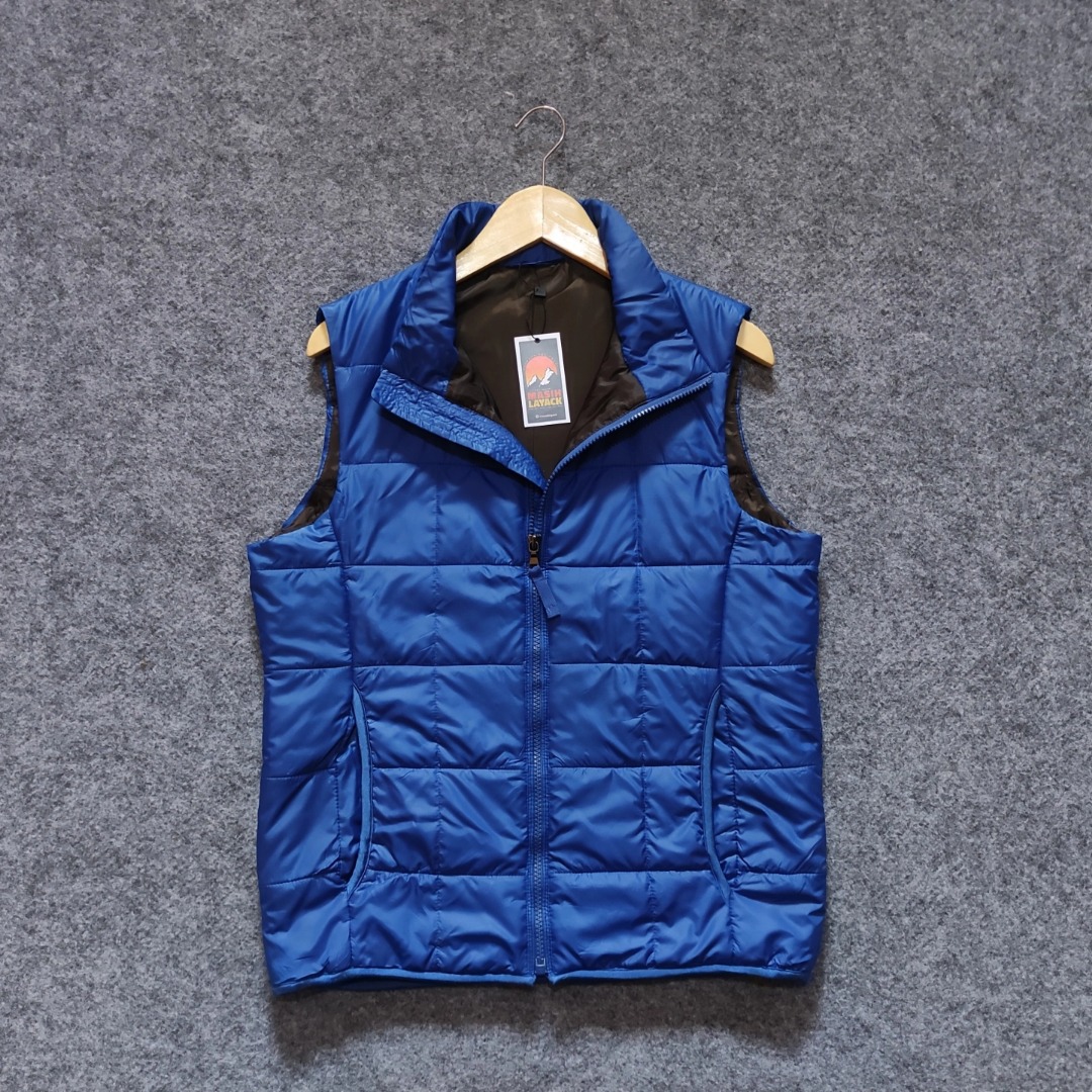 ROMPI UNIQLO INSULATION VEST, Fesyen Pria, Pakaian , Baju Luaran di ...
