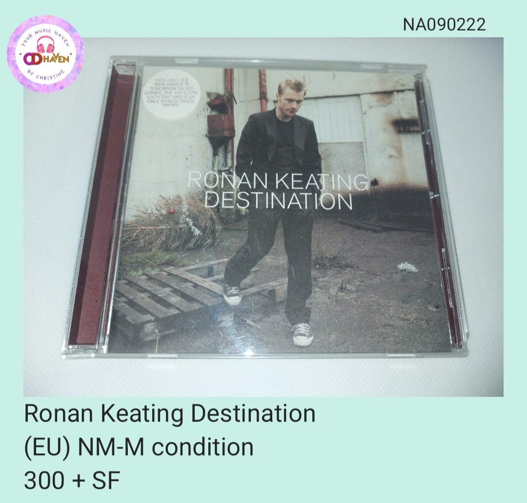 Ronan Keating Destination CD (unsealed), Hobbies & Toys, Music & Media ...