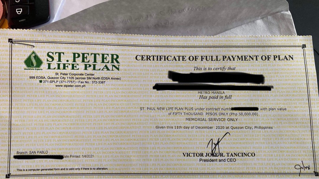 St Peter Plan with 50K money back cash back, Announcements on Carousell