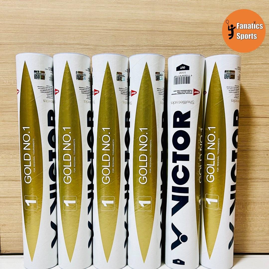 [Sale] Brand New Victor Gold Badminton Shuttlecocks, Sports Equipment ...