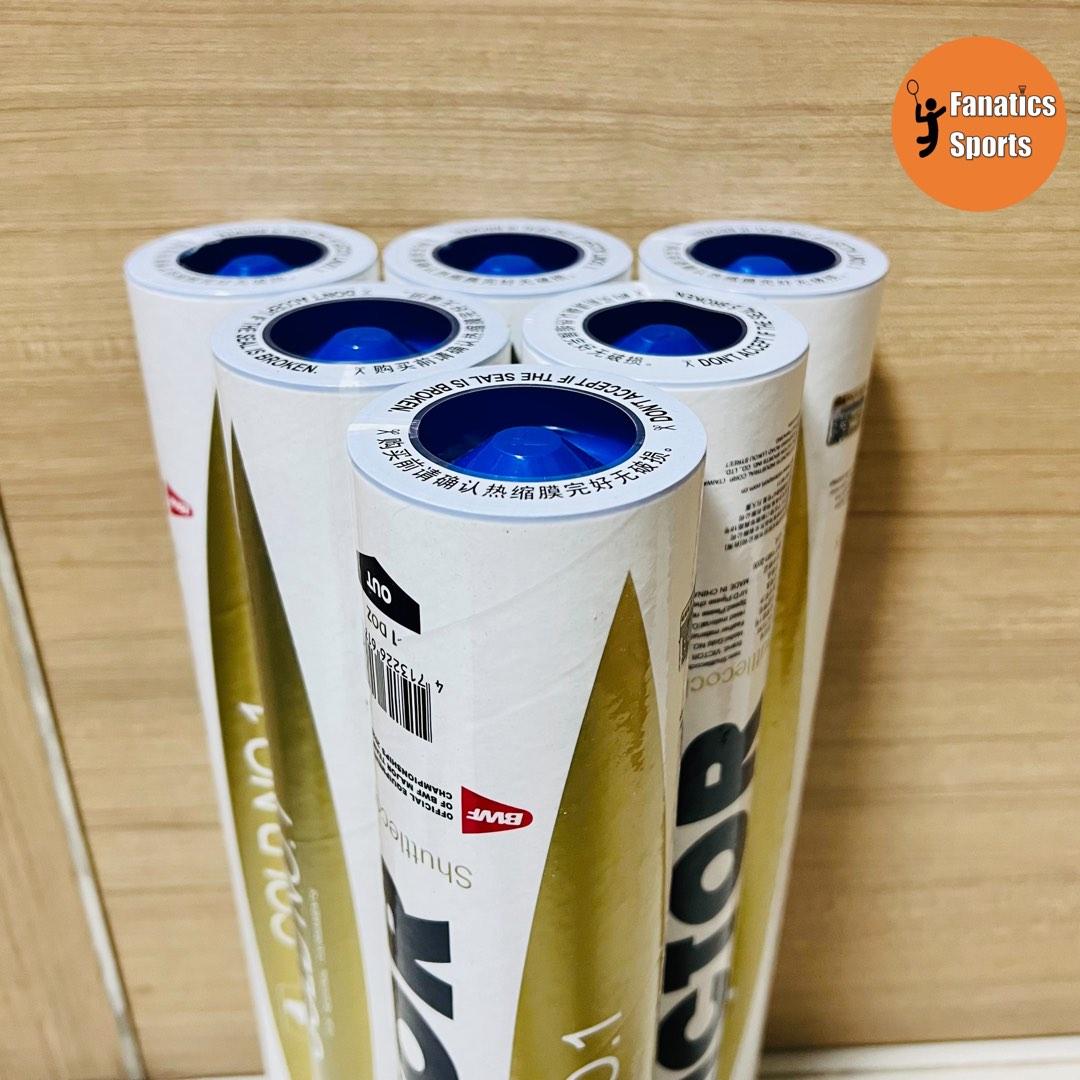 [Sale] Brand New Victor Gold Badminton Shuttlecocks, Sports Equipment ...