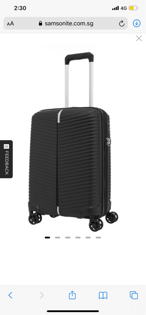 Samsonite Cabin Luggage - WORTH $400, Hobbies & Toys, Travel, Luggage ...
