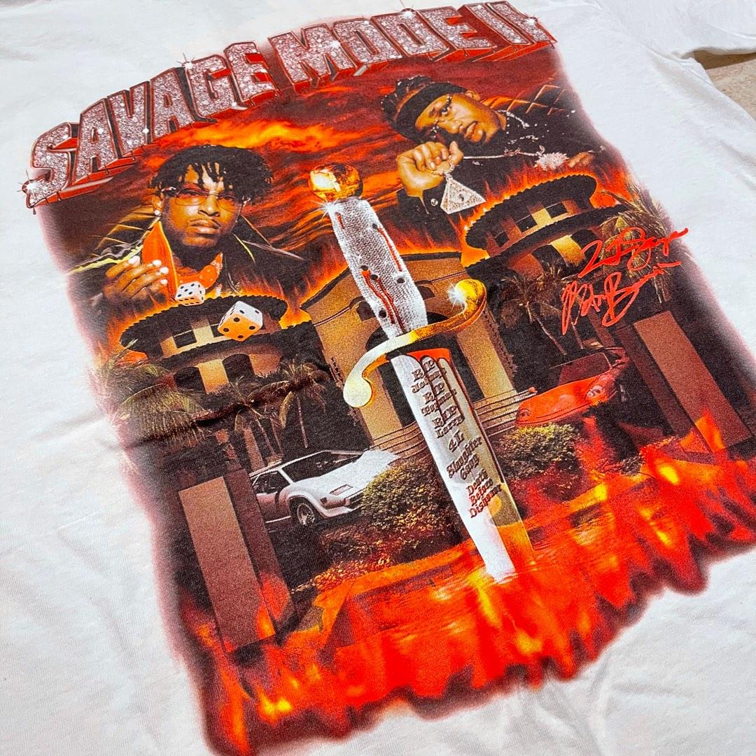 Savage Mode 2 Vintage Tee 21 Savage Metro Boomin Hip Hop Rap, Men's ...