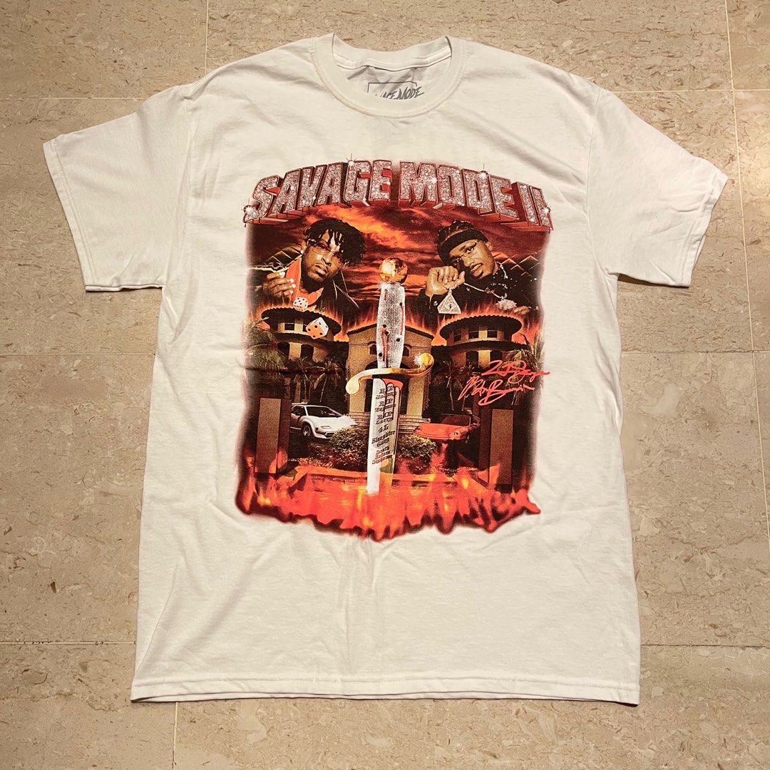 Savage Mode 2 Vintage Tee 21 Savage Metro Boomin Hip Hop Rap, Men's ...