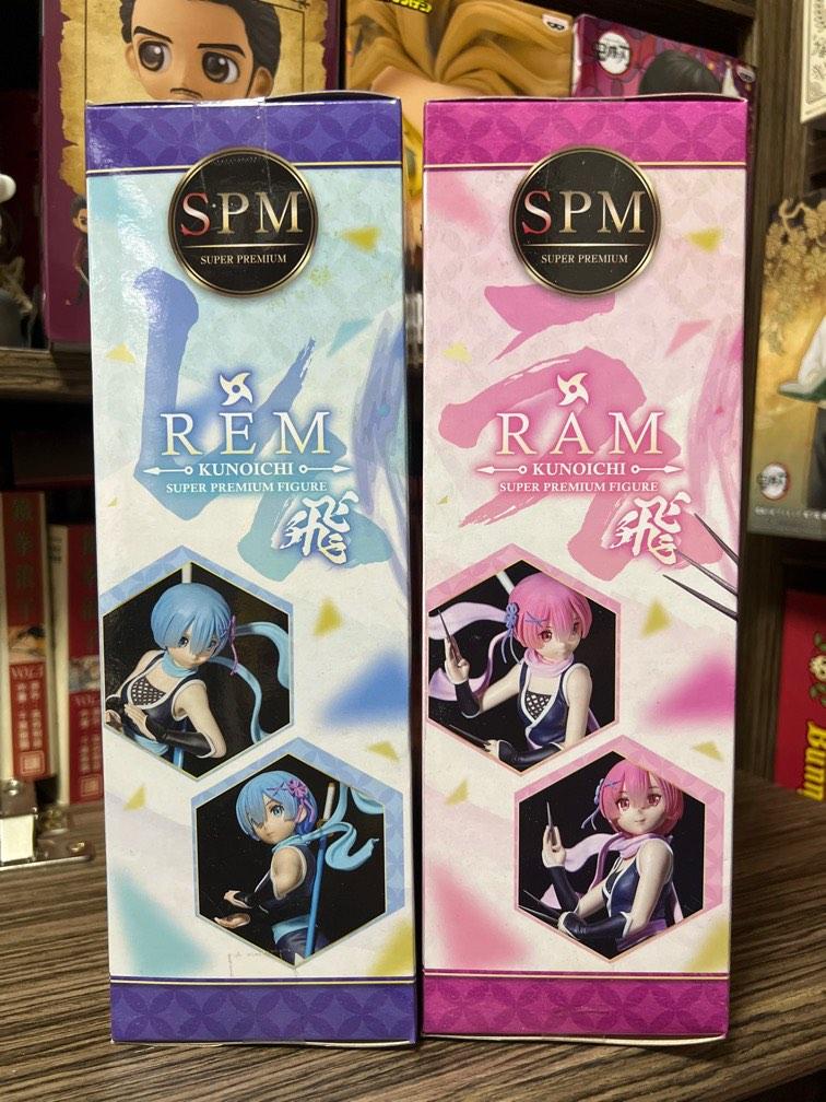 SEGA SPM 拉姆 雷姆 忍者造型 Re:0 從零開始的異世界生活 figure, 興趣及遊戲, 玩具 & 遊戲類 - Carousell