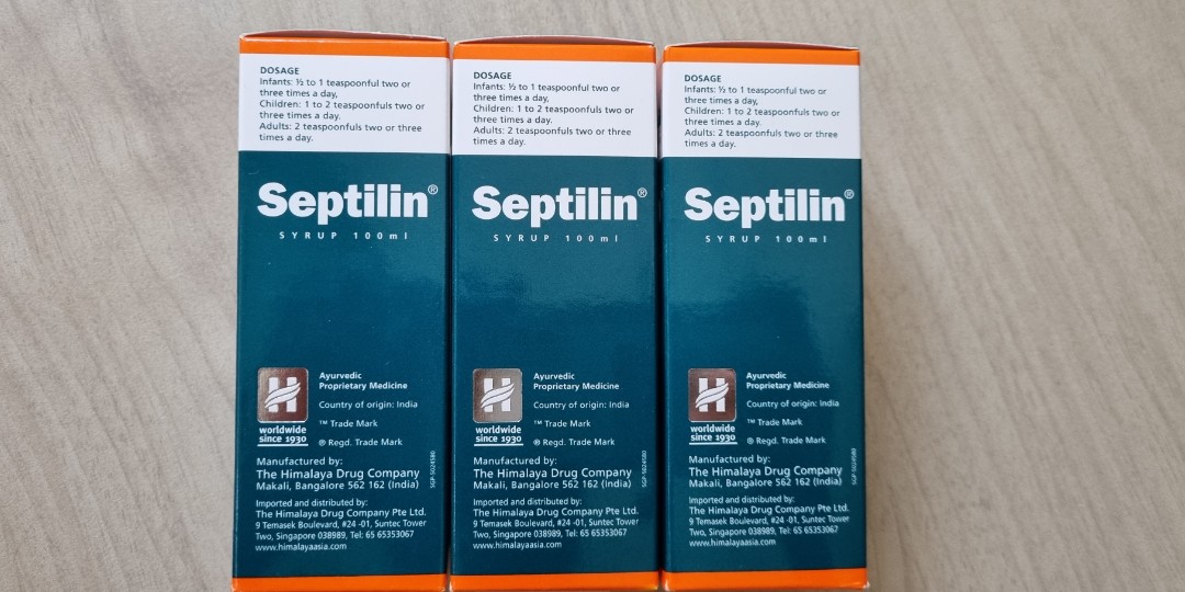 Septilin Syrup 100ml, Health & Nutrition, Health Supplements, Vitamins ...