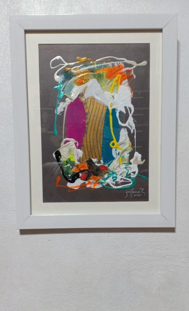 Set of Abstract Series by Joseph Villamar, Hobbies & Toys, Stationary ...