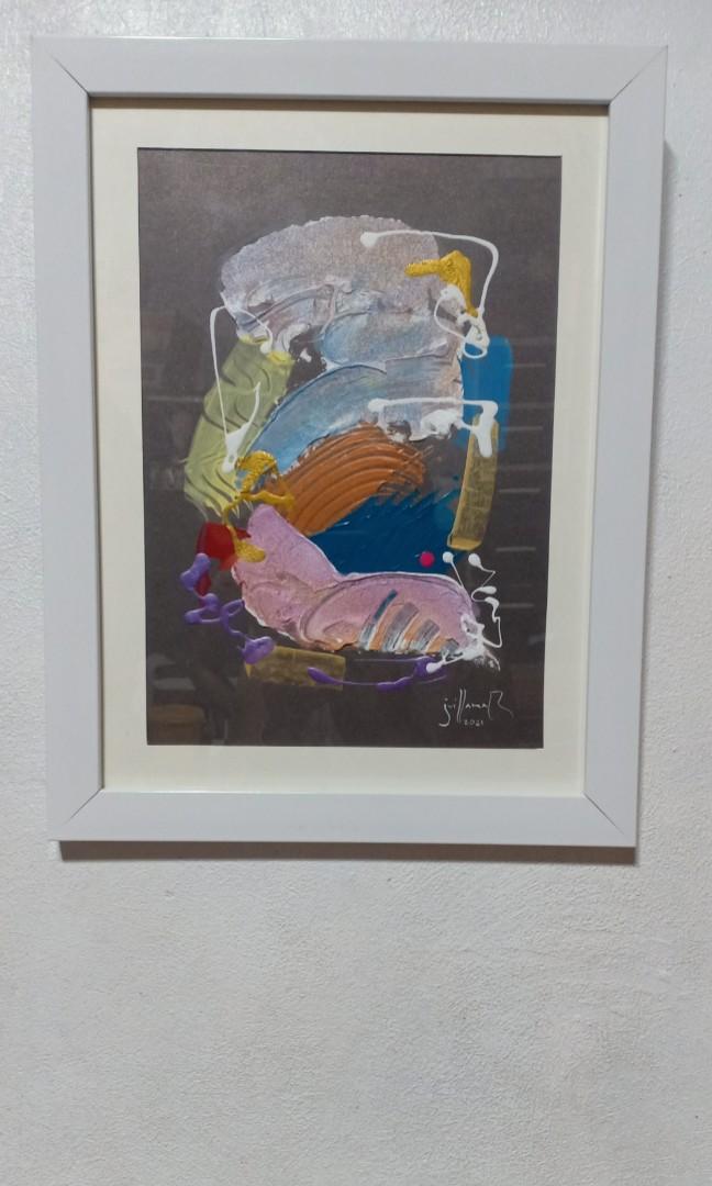 Set of Abstract Series by Joseph Villamar, Hobbies & Toys, Stationary ...