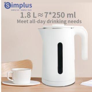 Simplus Electric Kettle 1.8L 304 Stainless Steel 1500w Automatic Power ...
