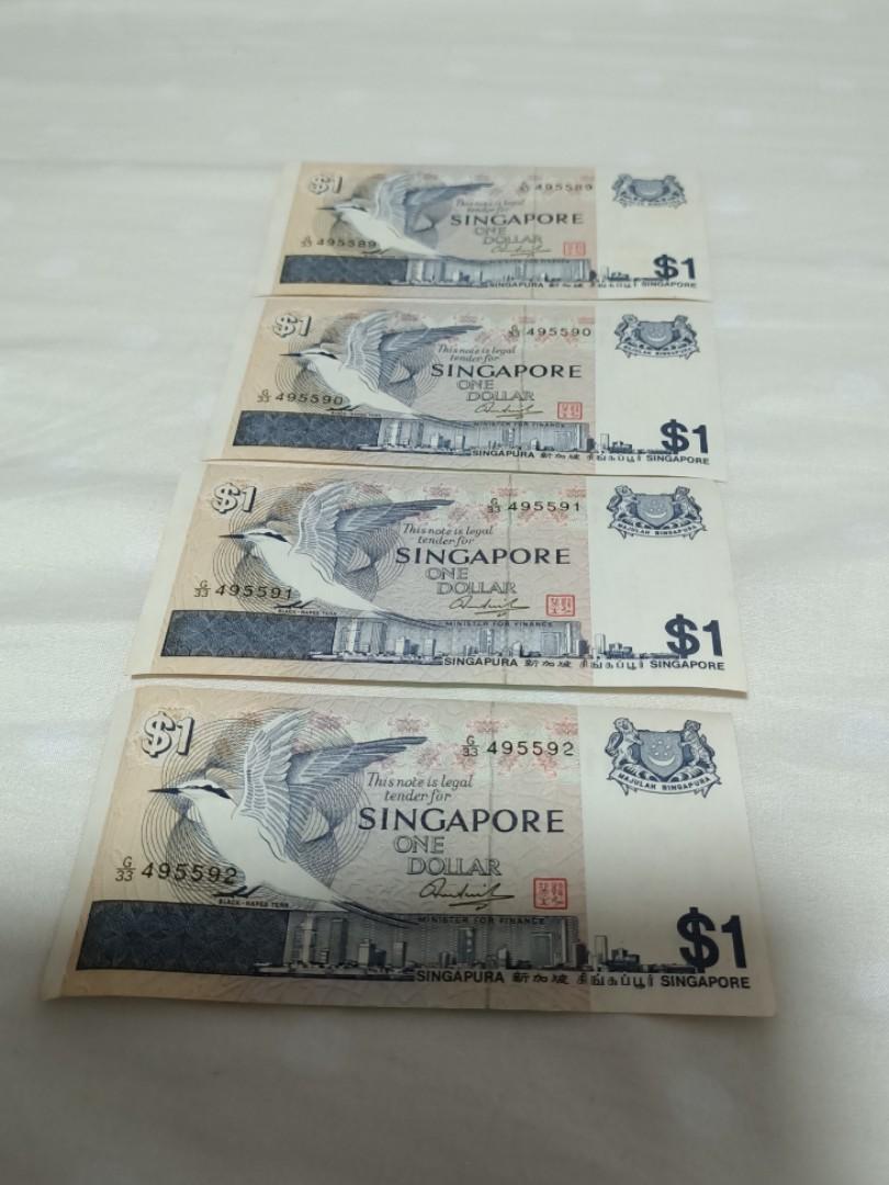 Singapore old notes $1, Hobbies & Toys, Memorabilia & Collectibles ...