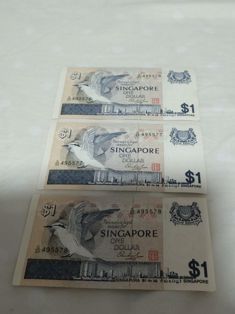 Singapore old notes $1, Hobbies & Toys, Memorabilia & Collectibles ...