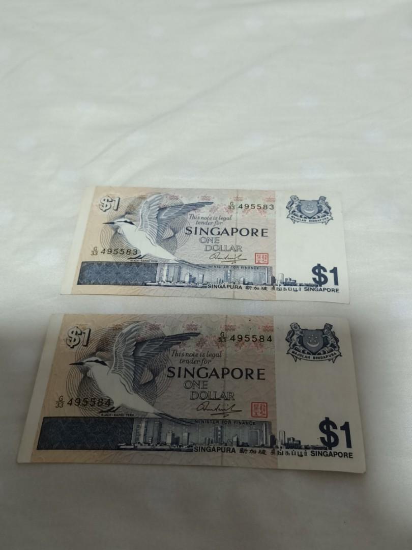 Singapore old notes $1, Hobbies & Toys, Memorabilia & Collectibles ...