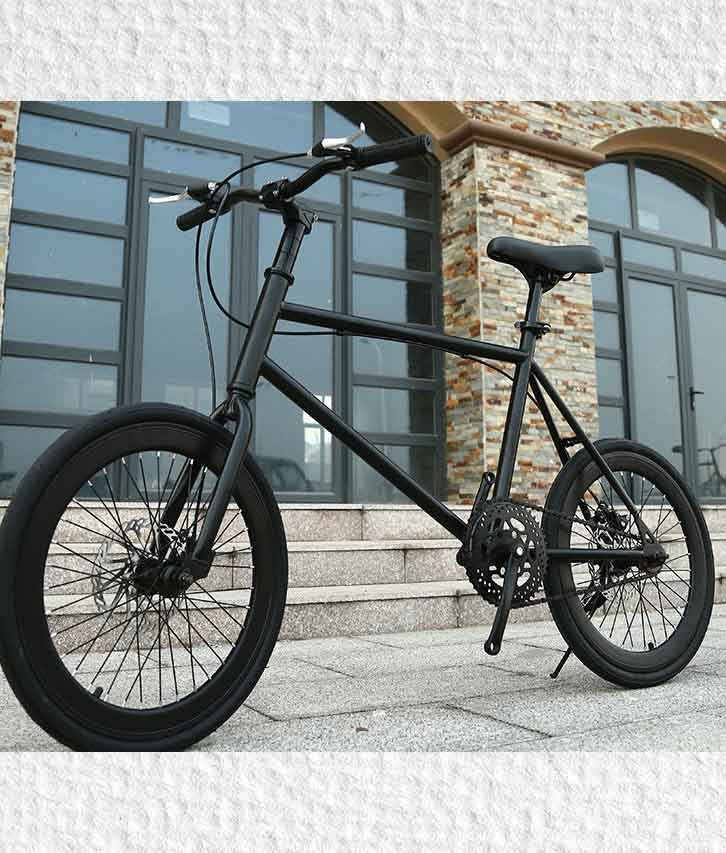 Single Speed 20 Inch Mini Velo Black Lightweight Bicycle 20" Road bike ...