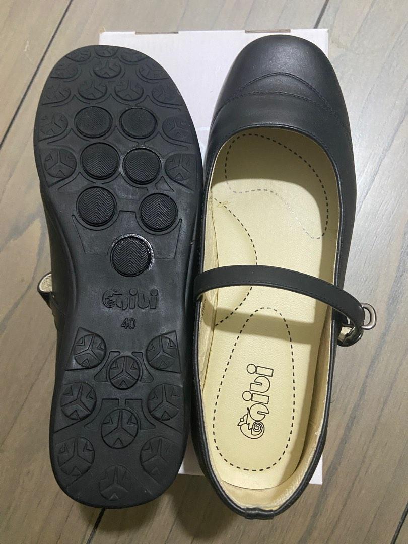 Size 40 Gibi Black School Shoes, Women's Fashion, Footwear, Flats ...