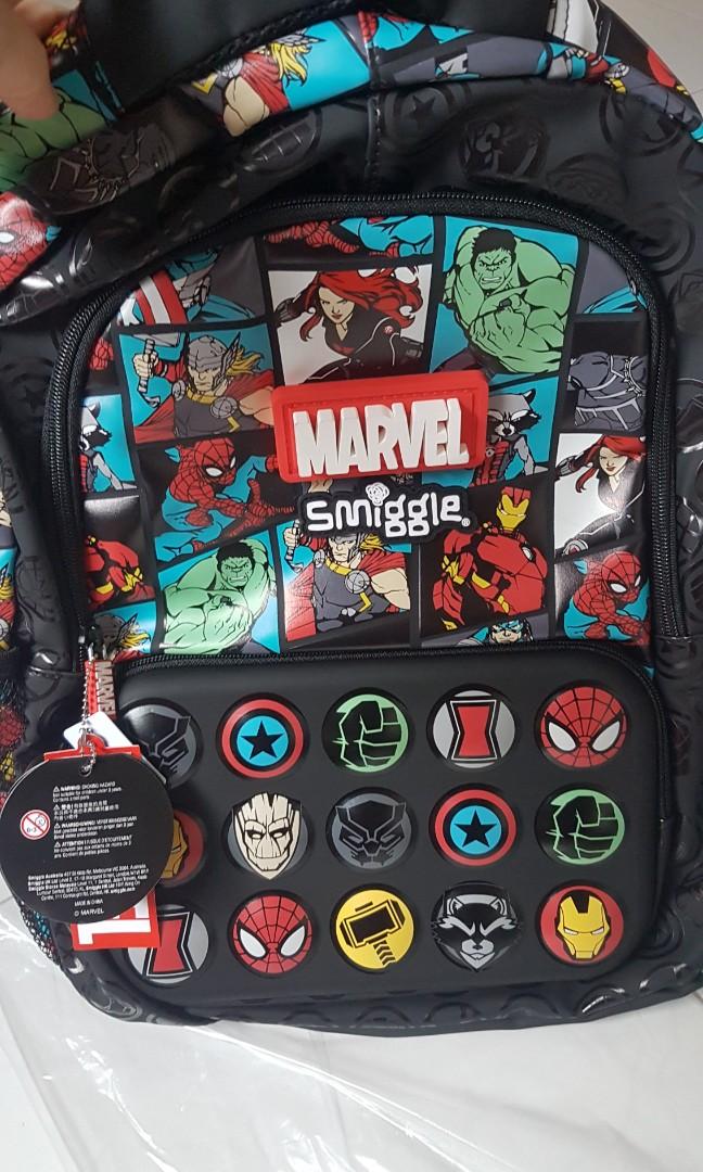 Smiggle marvel school bag, Hobbies & Toys, Stationery & Craft ...