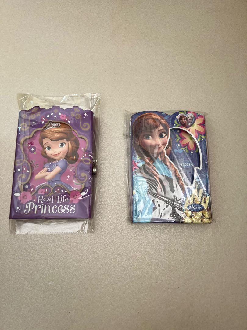 Sofia the first and Frozen diary with locks, Hobbies & Toys, Stationery ...