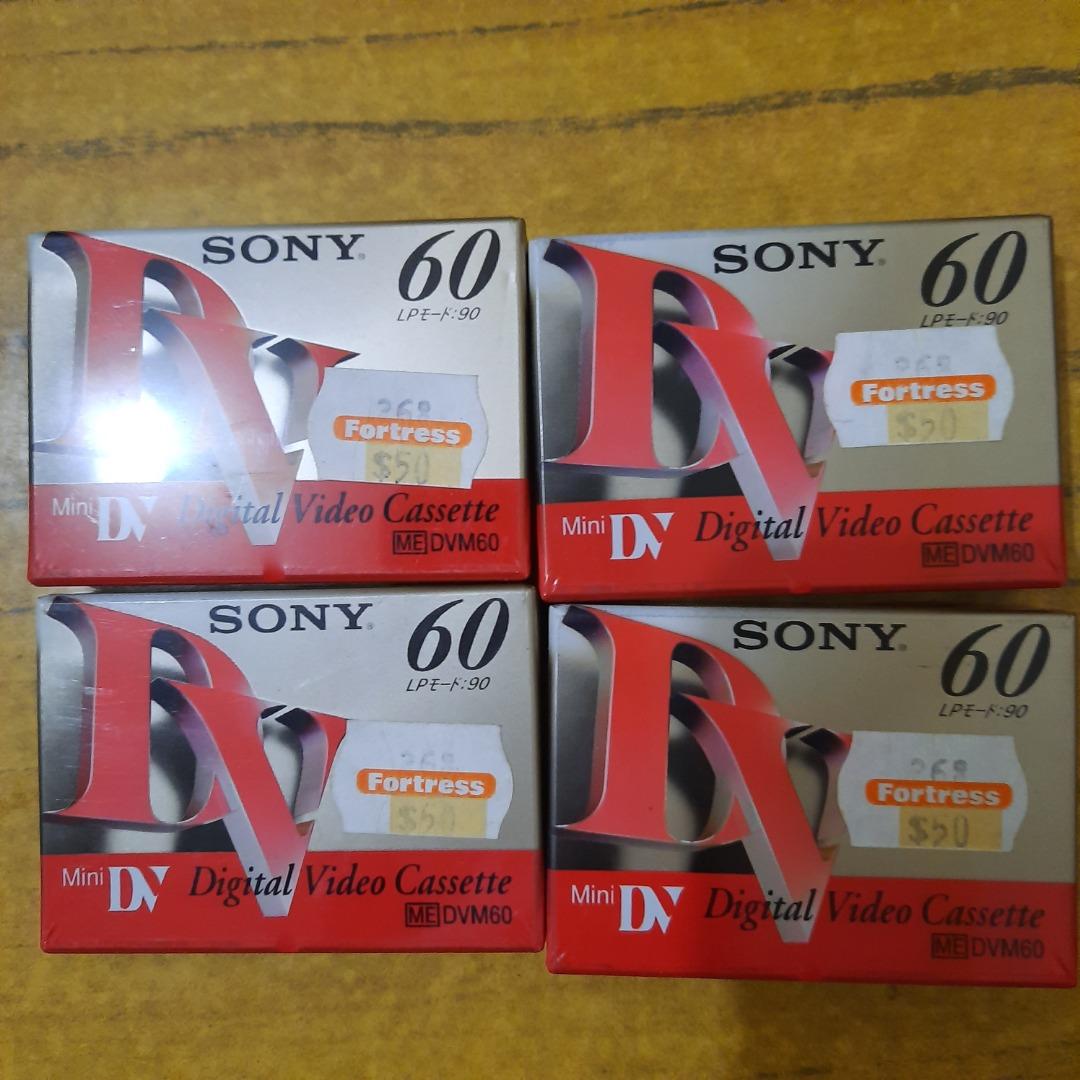 Sony 全新digital video cassette sp60分鐘 lp90分鐘 全部4盒$100, 興趣及遊戲, 音樂、樂器 & 配件 ...