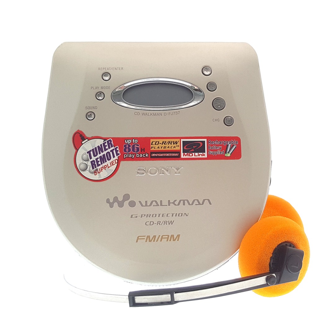 Sony Discman/Walkman D-FJ737 Portable CD Player In Excellent Working ...