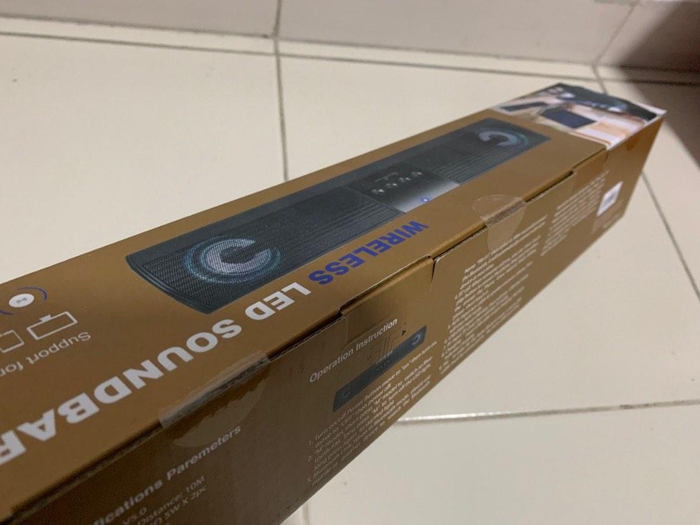 Soundwave Wireless LED Compact Soundbar, Audio, Soundbars, Speakers ...