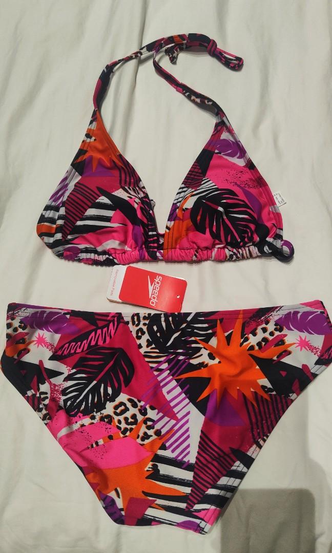 Speedo Triangle Bikini (new), Women's Fashion, Swimwear, Bikinis ...
