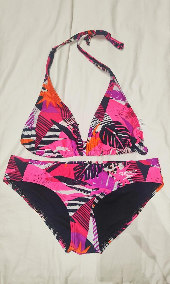 Speedo Triangle Bikini (new), Women's Fashion, Swimwear, Bikinis ...