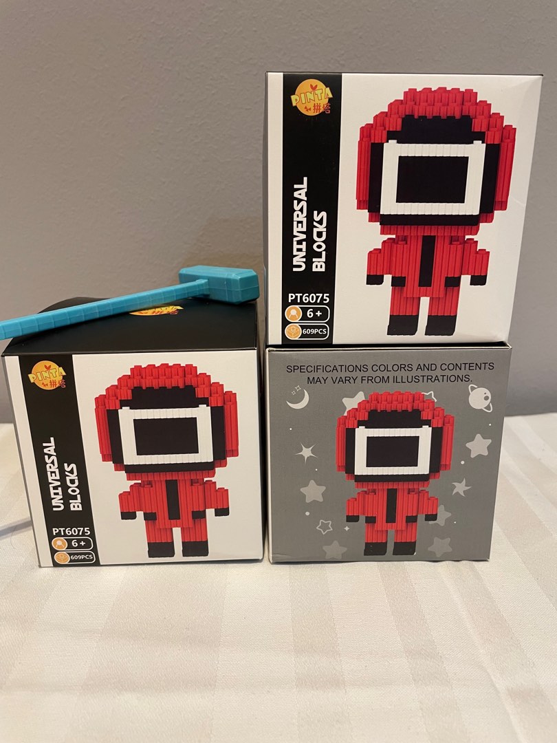 Squid game blocks, Hobbies & Toys, Toys & Games on Carousell