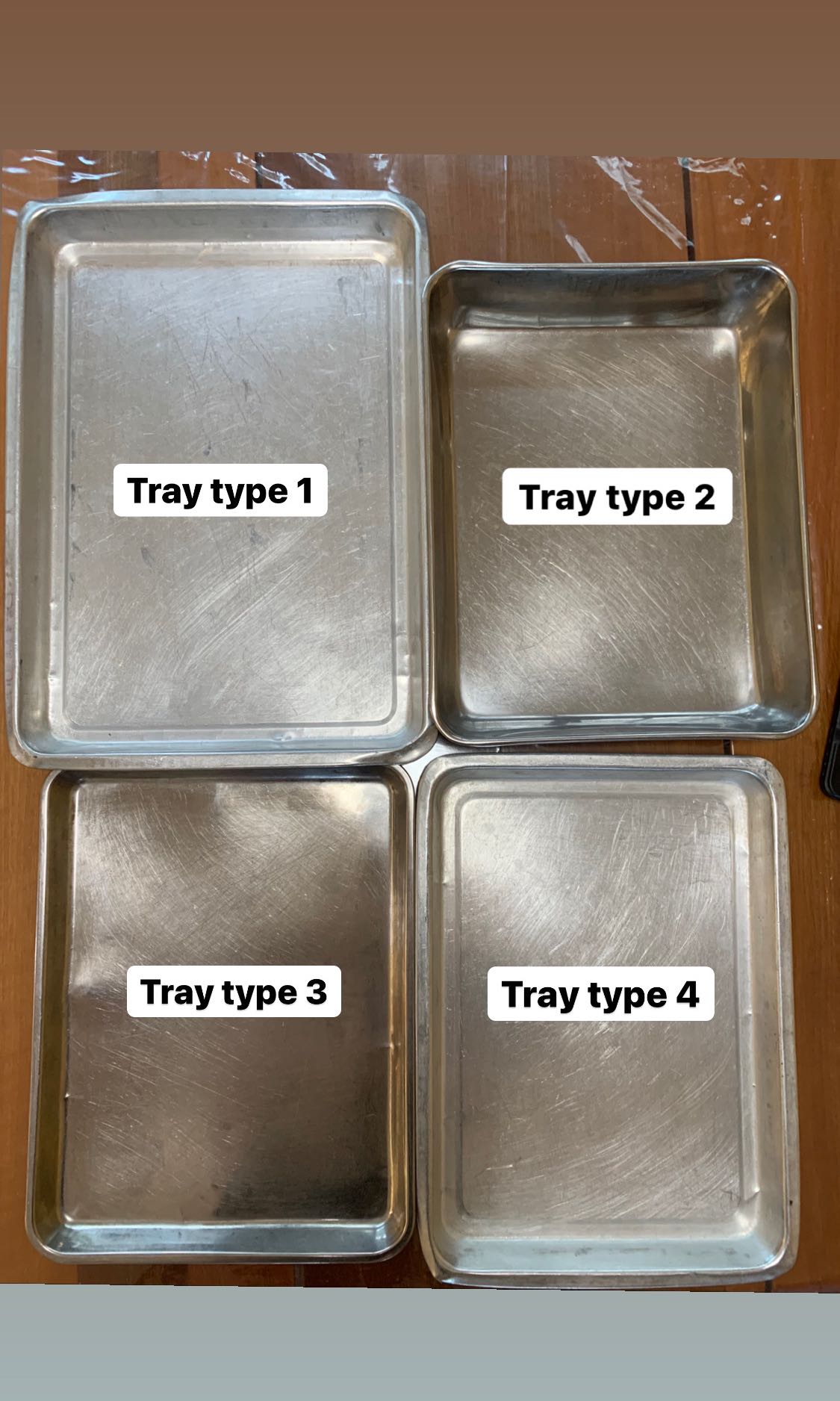 Stainless Steel Trays, Everything Else on Carousell