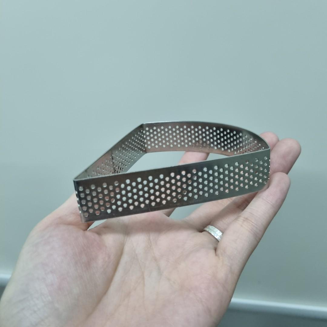 Stainless stell Perforated tart mold, cake shape, Furniture & Home ...