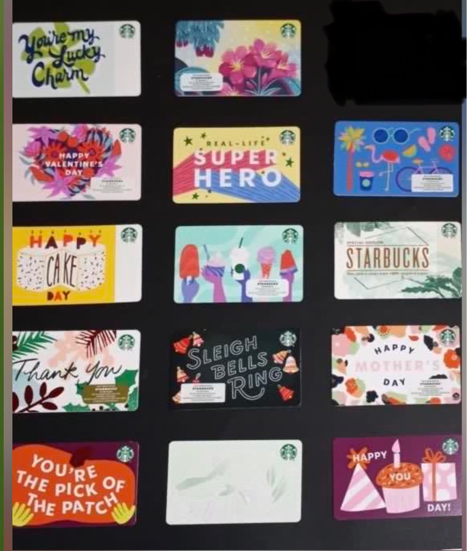 Starbucks Cards 星巴克卡, 門票＆禮券, 兌換券 - Carousell