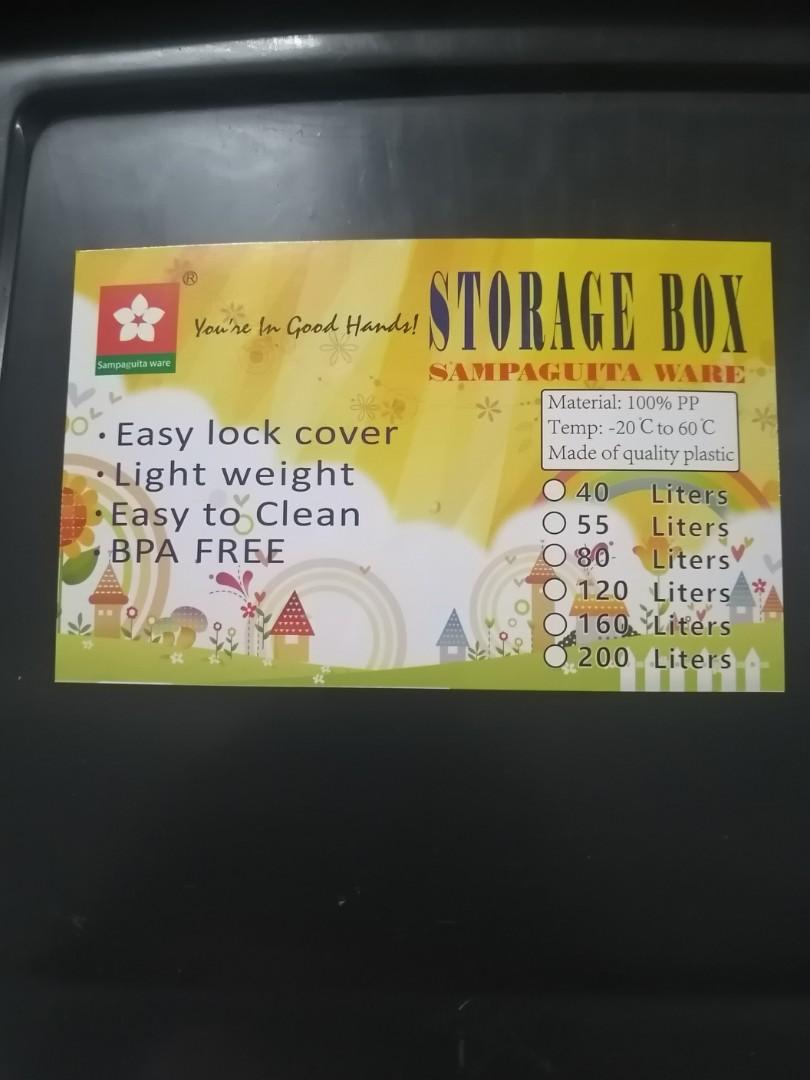 Storage Box - Sampaguita Ware, Furniture & Home Living, Home Improvement & Organization, Storage ...