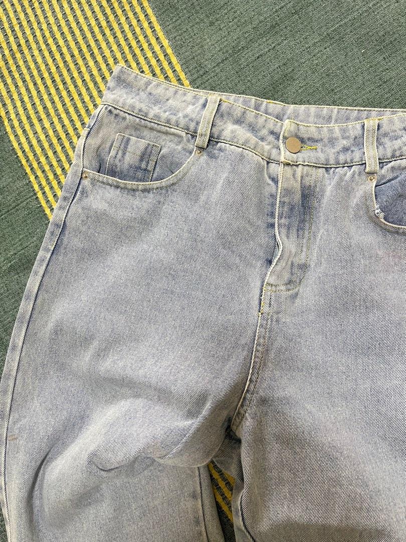 TEM Joey Wide Leg Jeans Light Wash, Women's Fashion, Bottoms, Jeans ...