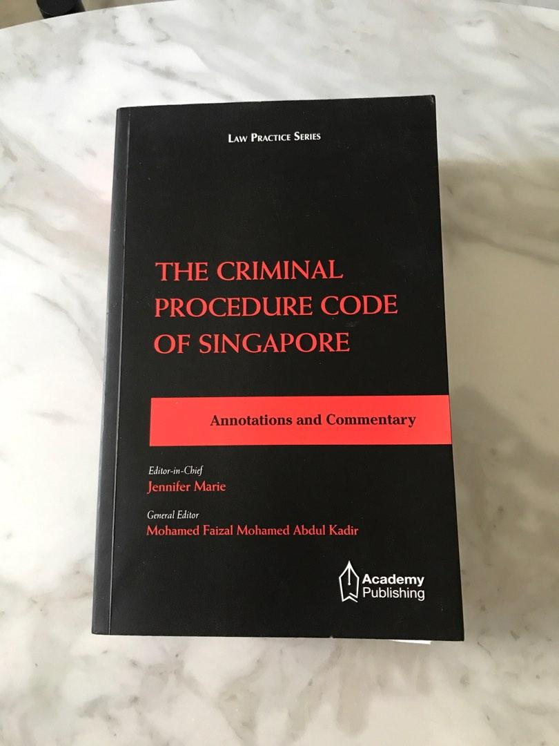 The Criminal Procedure Code of Singapore, Hobbies & Toys, Books ...