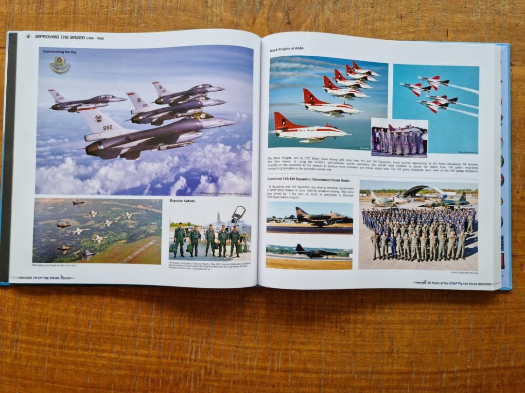 TIP OF THE SPEAR: 50 Years of the RSAF Fighter Force, Hobbies & Toys ...