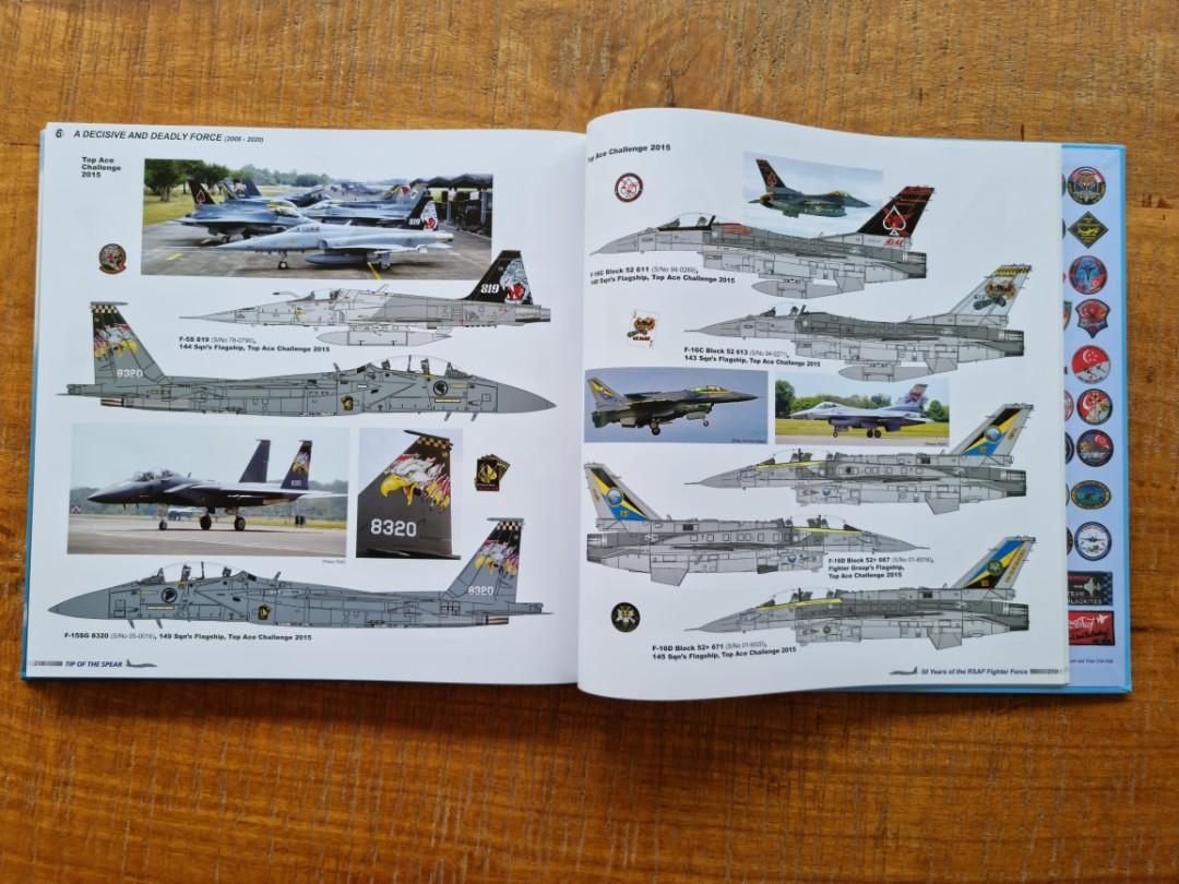 TIP OF THE SPEAR: 50 Years of the RSAF Fighter Force, Hobbies & Toys ...