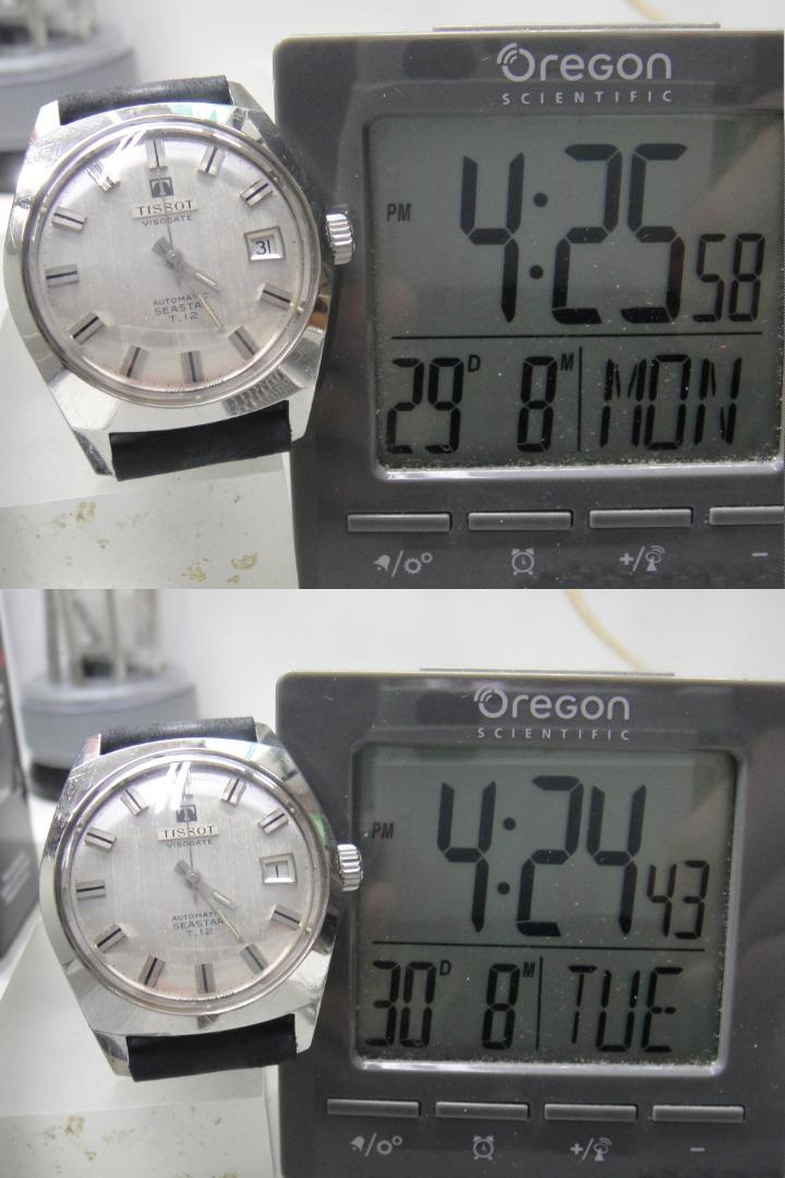 TISSOT VISODATE SEASTAR T.12 21 JEWELS AUTOMATIC WATCH 1969's, Luxury ...