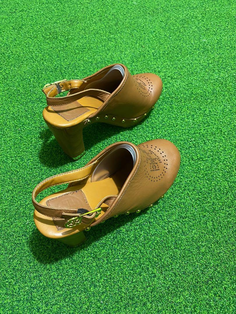 Tory burch heel clogs, Luxury, Sneakers & Footwear on Carousell