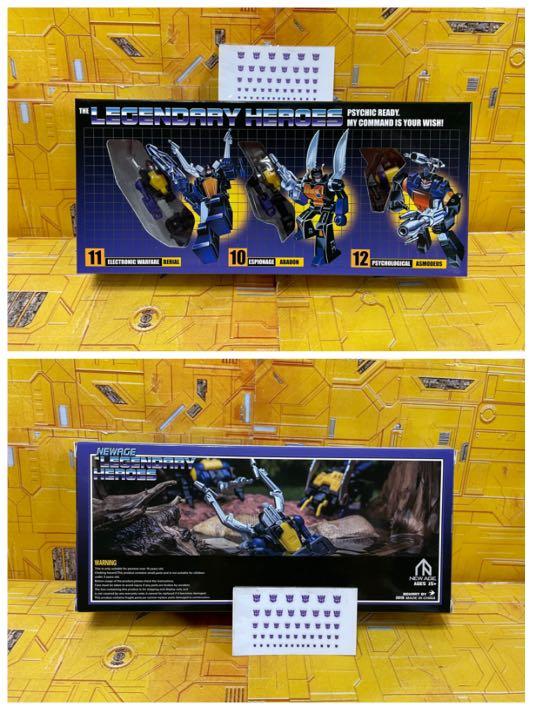 Transformers NewAge New Age - H-10 H10 Abadon (Kickback), H-11 H11 ...