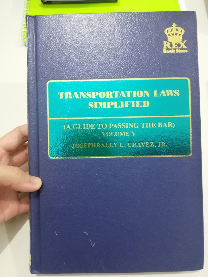 Transportation Laws Simplified by Joseph rally Chavez Jr., Hobbies ...