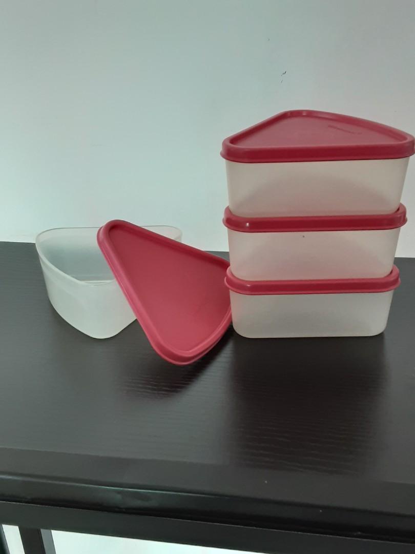 Tupperware storage with turntable base, Furniture & Home Living ...