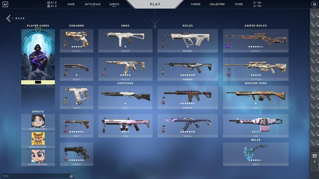 Valorant STACKED GOLD account, Video Gaming, Gaming Accessories, Game ...
