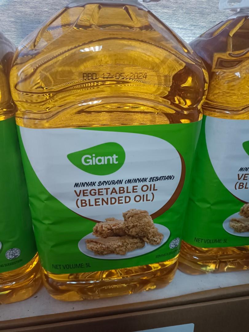 Vegetable oil 5l, Food & Drinks, Other Food & Drinks on Carousell