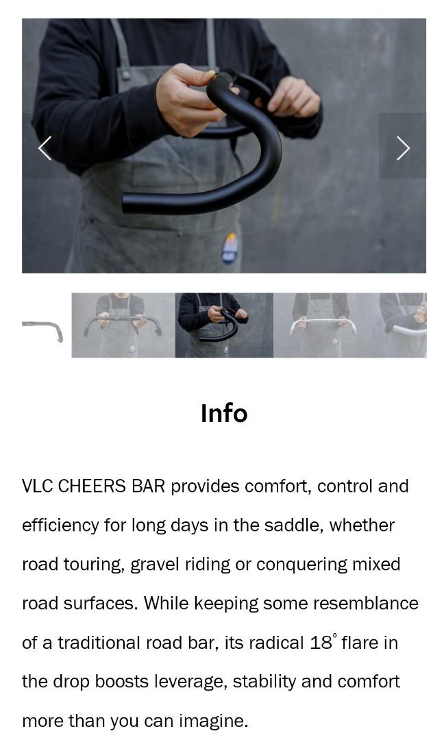 Veloci Cheers bar, Sports Equipment, Bicycles & Parts, Parts ...