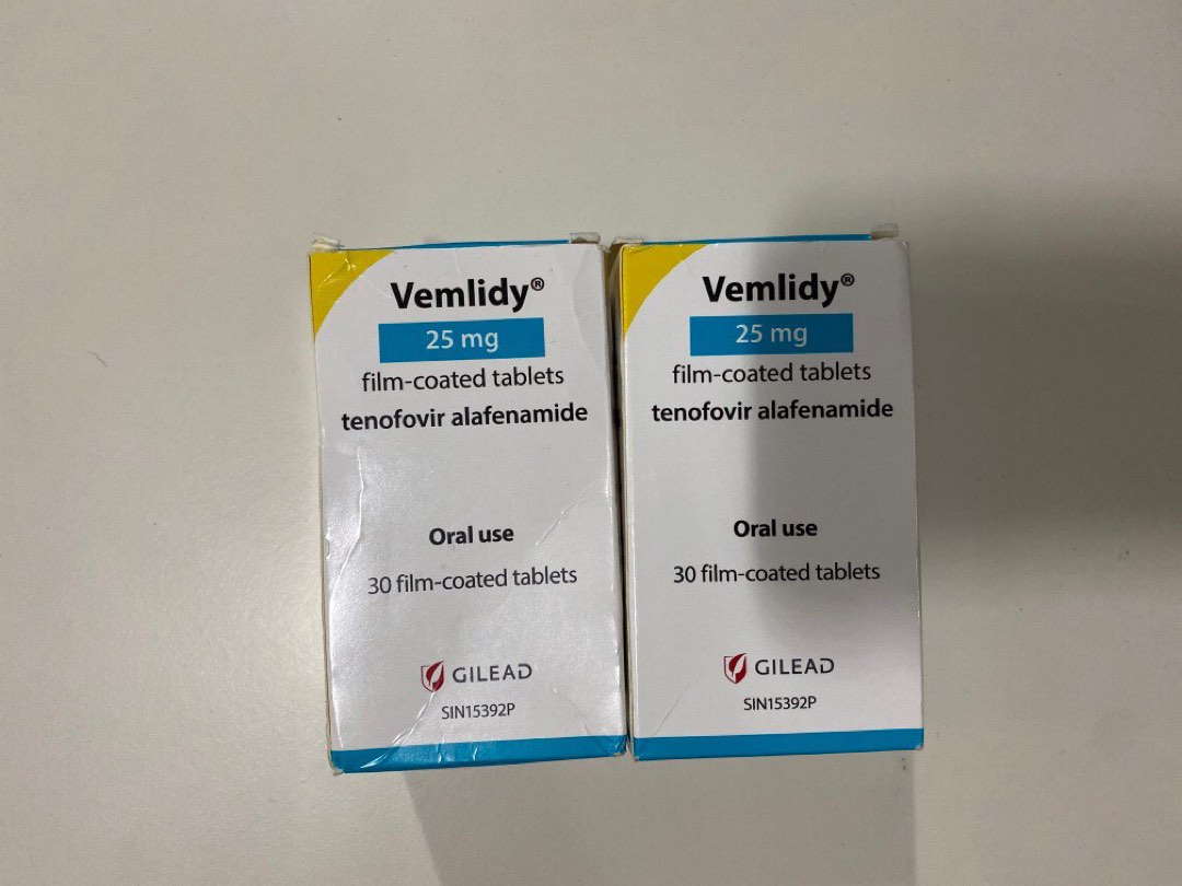 Vemlidy 25mg Tenofovir Alafenamide, Health & Nutrition, Medical ...