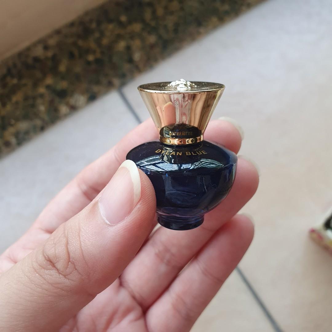 (mini perfume) versace dylan blue 5ml, Beauty & Personal Care ...