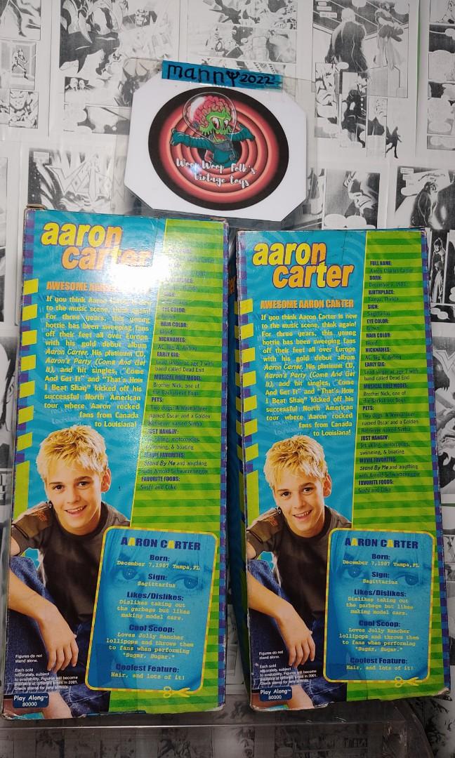 Vintage aaron carter doll 12 inc tall=2,600 each.seald,complete ...