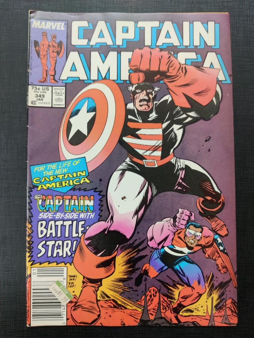 Vintage Captain America Comic Book, Hobbies & Toys, Books & Magazines ...