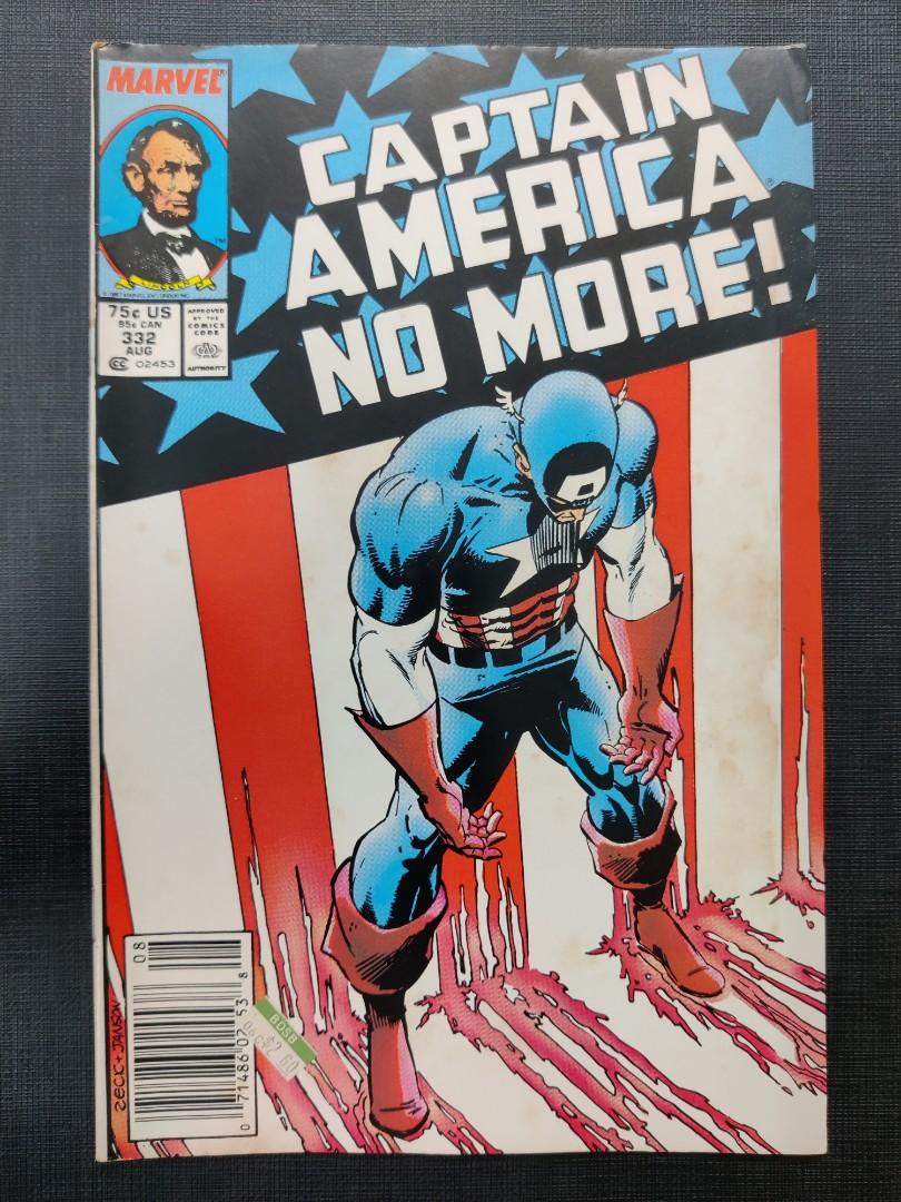 Vintage Captain America Comic Book Abraham Lincoln, Hobbies & Toys ...