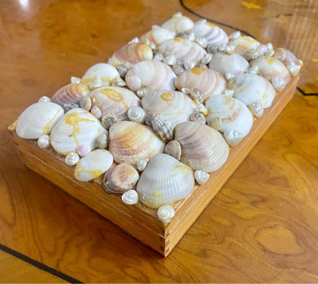 Vintage Dutch Ritmeester Livarde Sea Shells Cigar Box 17x11x5cms ...