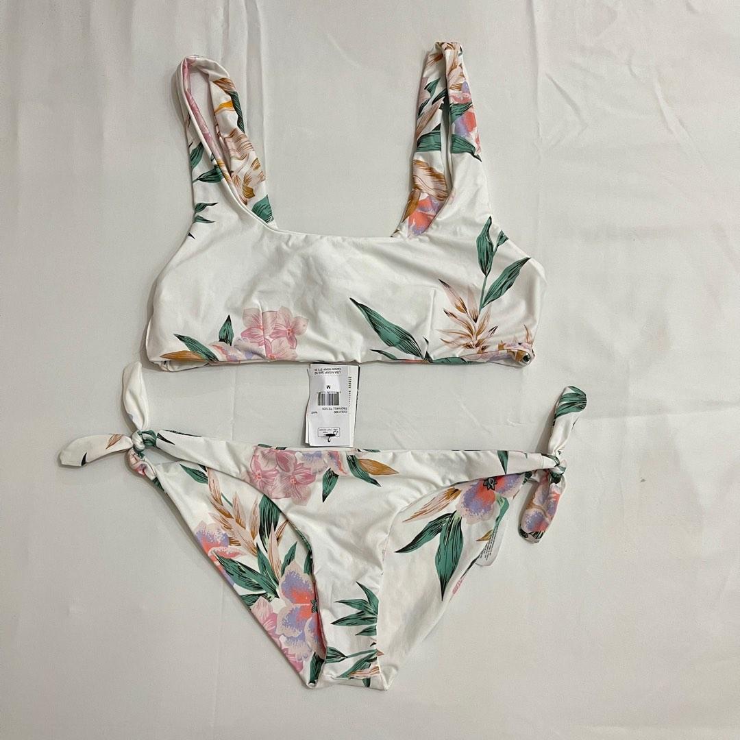 Volcom floral bikini, Women's Fashion, Swimwear, Bikinis & Swimsuits on ...