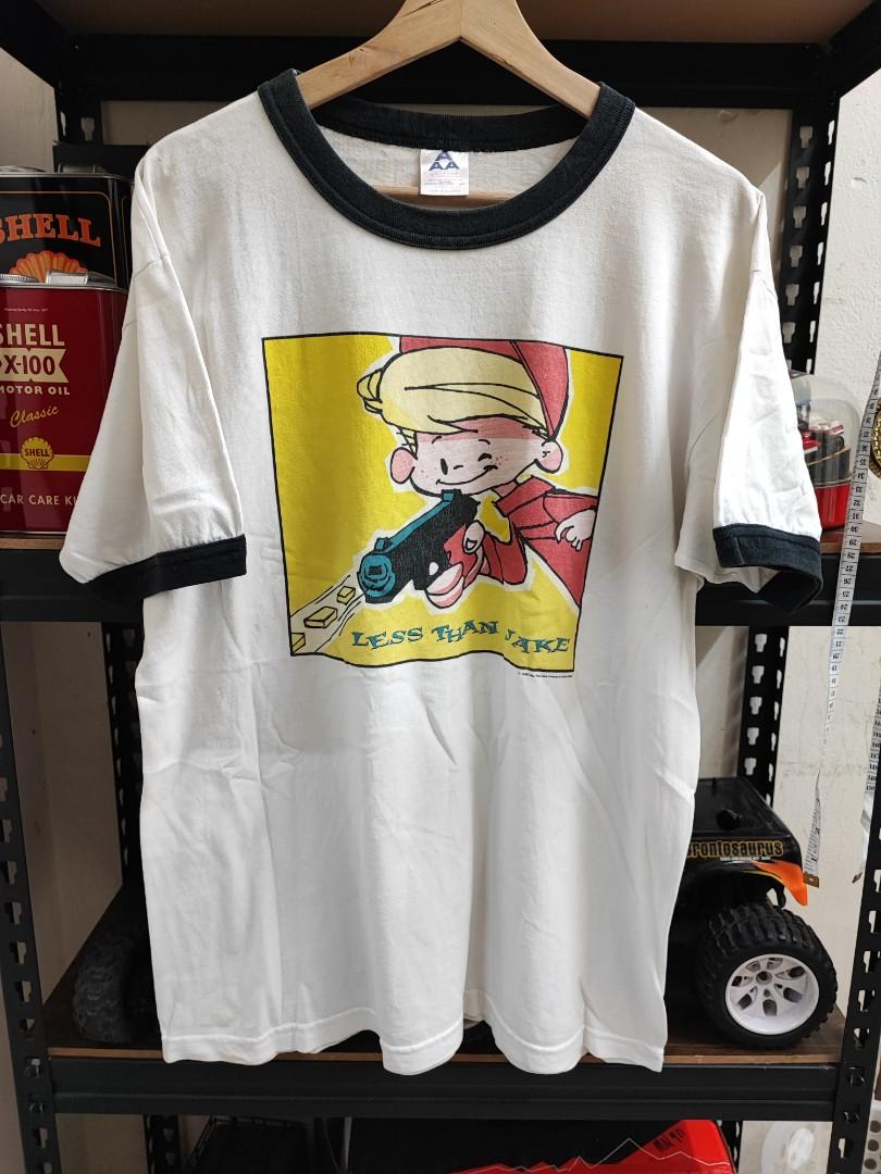Vtg 90s rare Less Than Jack ringer, Men's Fashion, Tops & Sets, Tshirts ...